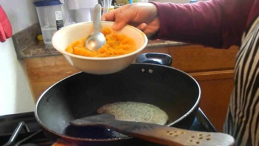 Yellow pumpkin/Parangikai halwa -Indus Tamilkitchen - YouTube