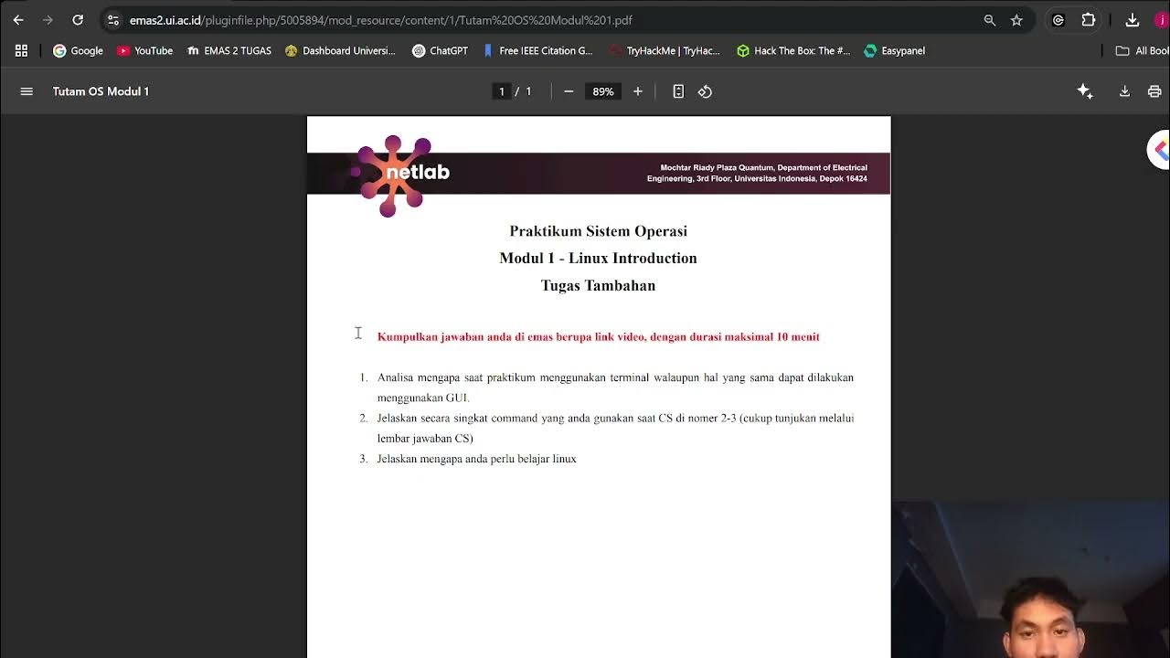 TUTAM_KL_MuhamadDzakyMaulana_2306264401_OS1 - YouTube
