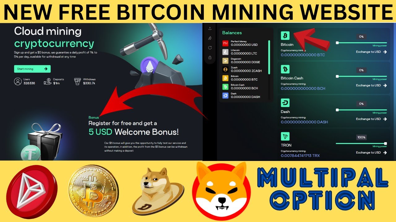 BEST Bitcoin Cloud Mining Site 2023 | New bitcoin mining website | Free bitcoin mining site 2023 ...