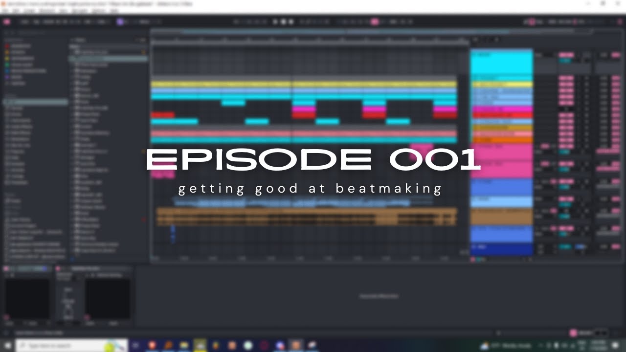 getting good at beatmaking ep. 001 [prod.vuglabeats] - YouTube