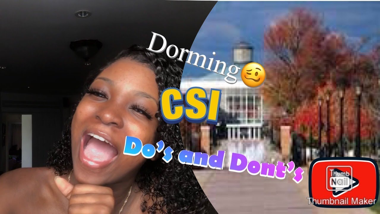 CSI Dorm Tips and Advise/ College of statenIsland - YouTube