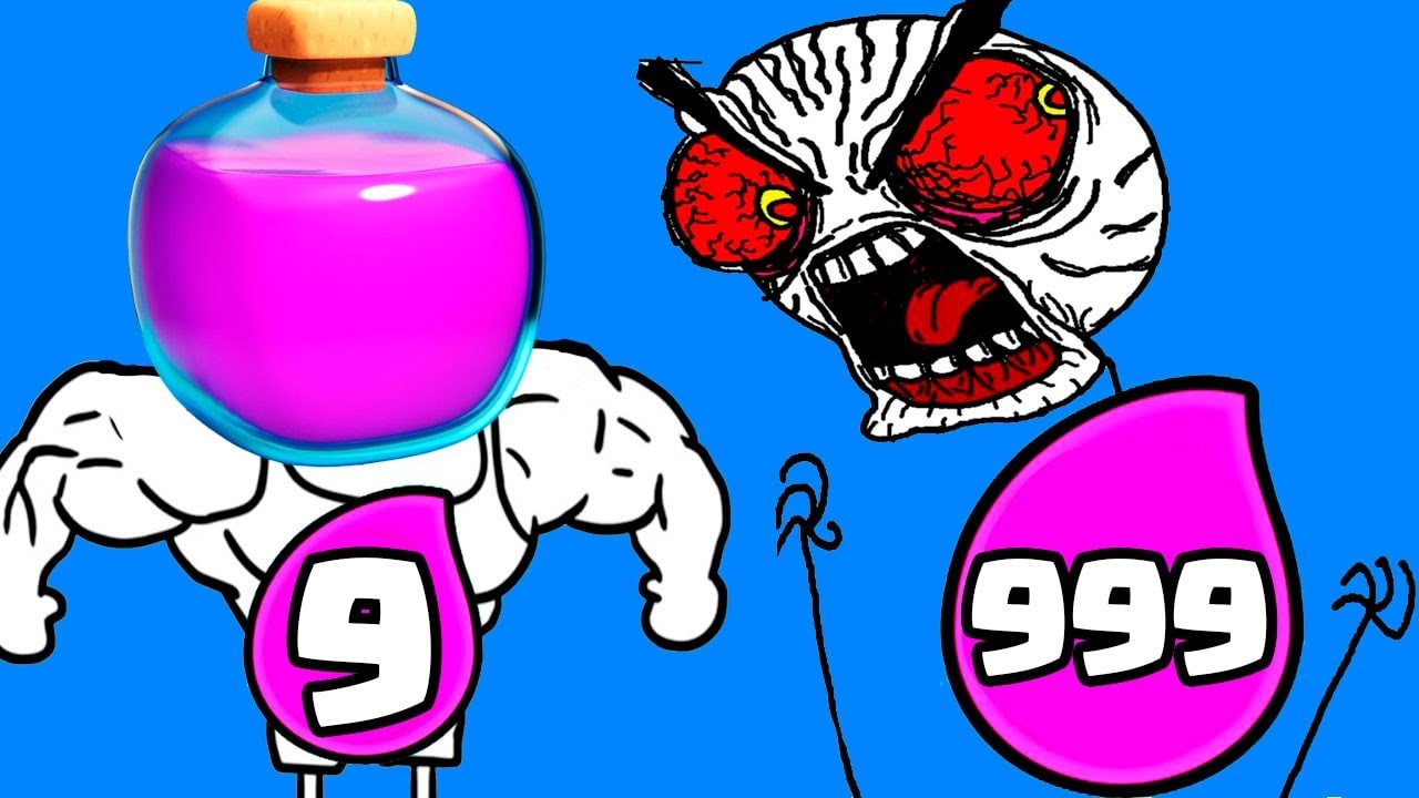 9 ELIXIR VERSUS 999 💥 | Clash Royale - YouTube