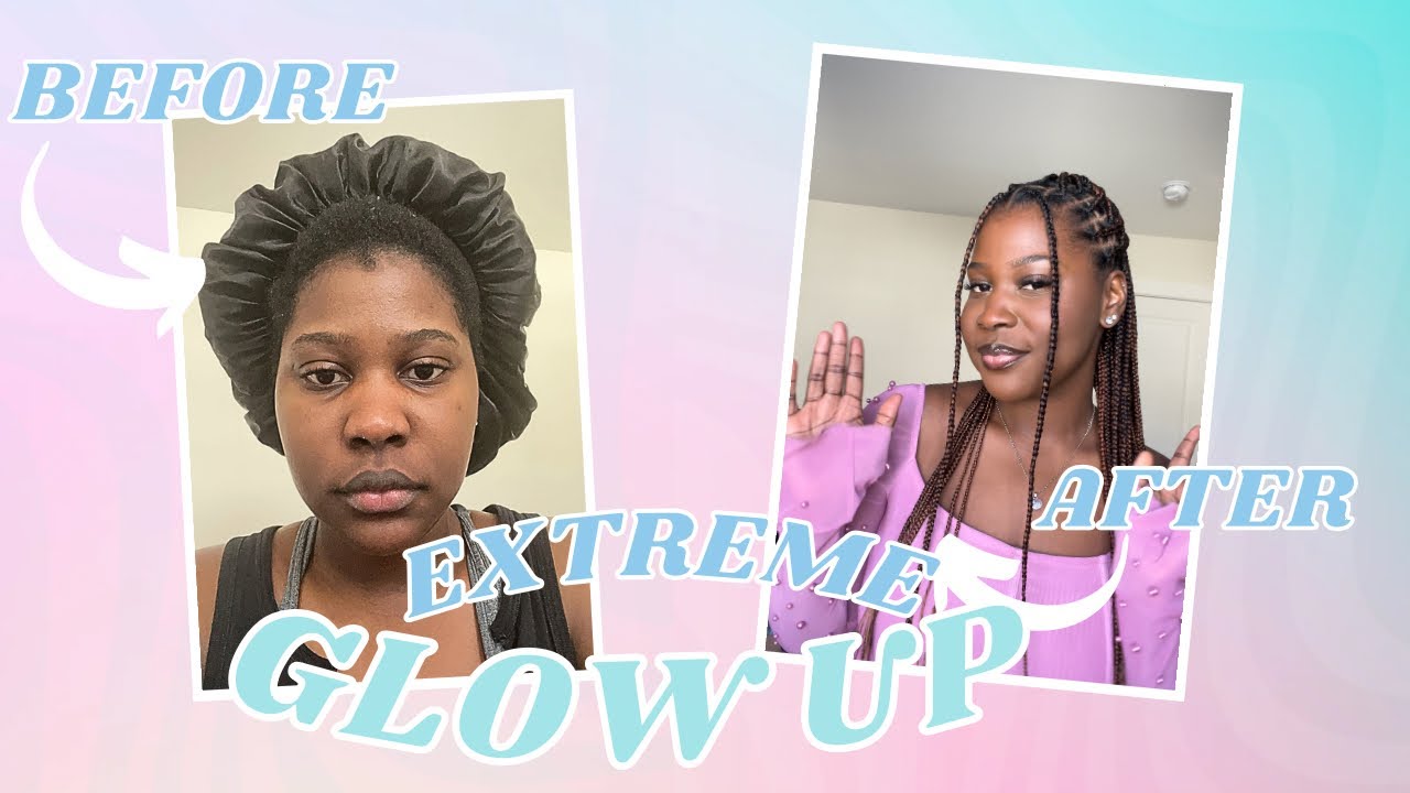 EXTREME GLOW UP TRANSFORMATION | DIY LASH EXTENSIONS - YouTube