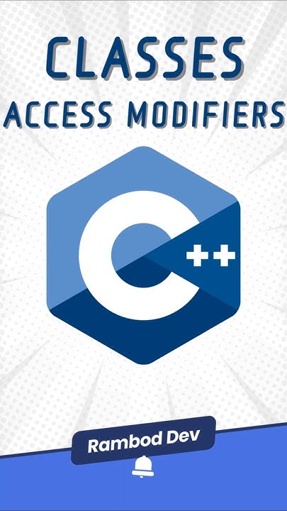 C++ Classes Access Modifiers Byte Sized Lessons - YouTube