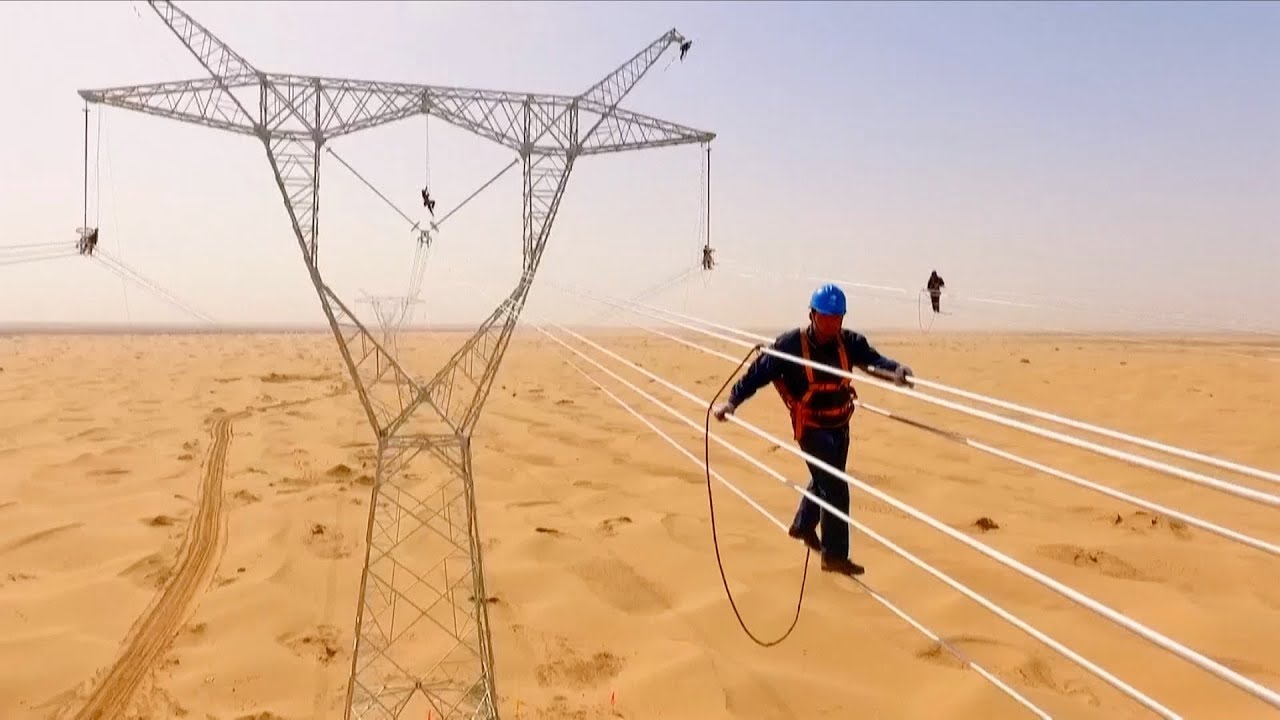 Massive power transmission line starts operation in northwest China ...