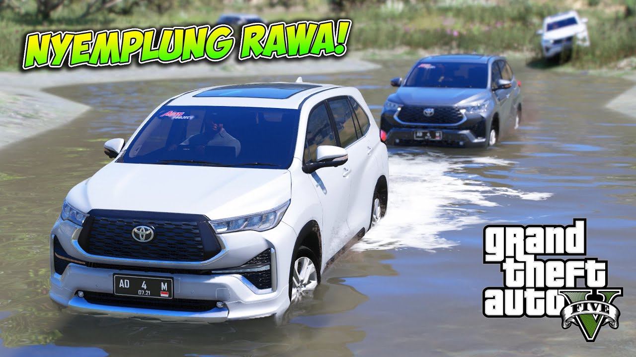 Konvoi Innova Zenix Dibawa Trabas Nyemplung Rawa dan Mendaki Gunung ...