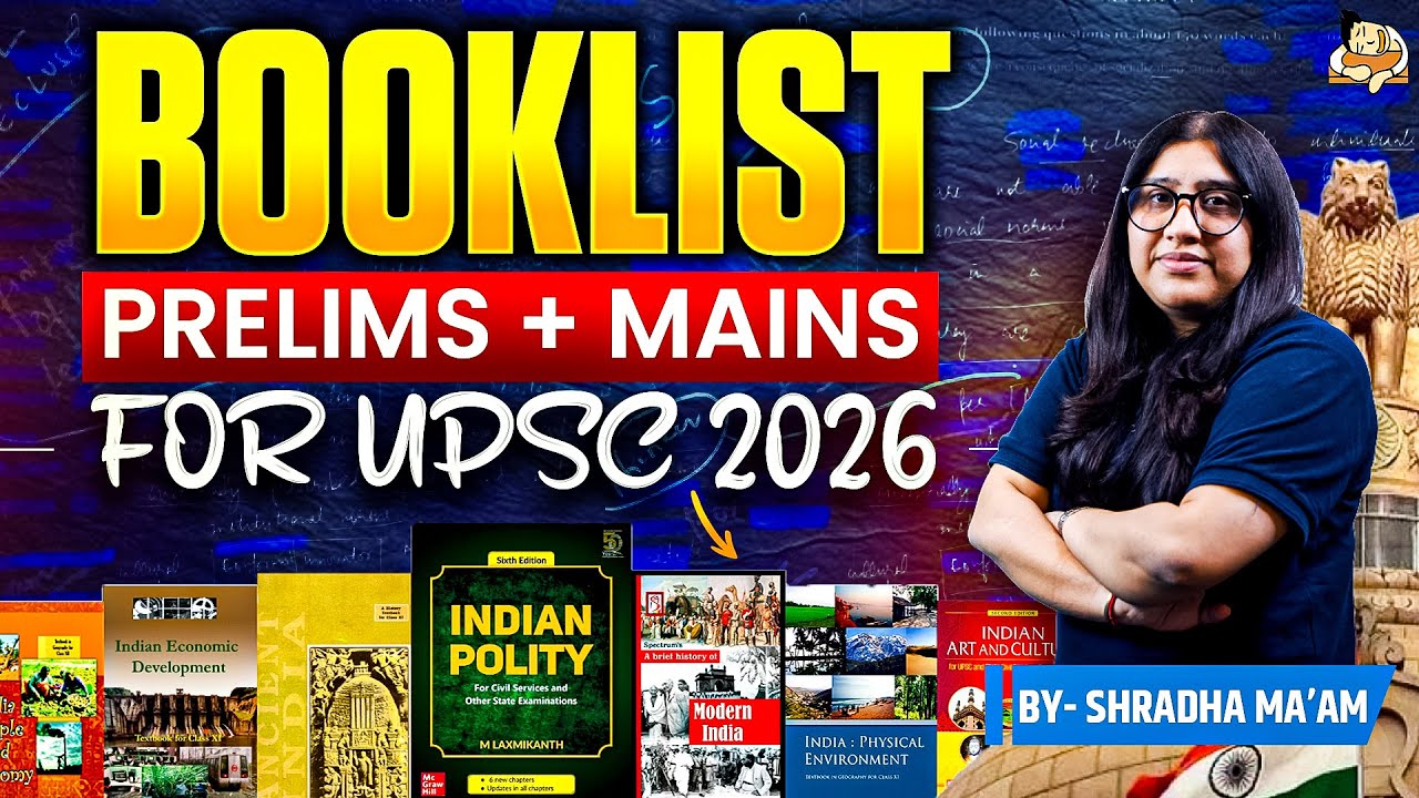 Best Books for UPSC Prelims & Mains | Toppers Booklist for UPSC ...