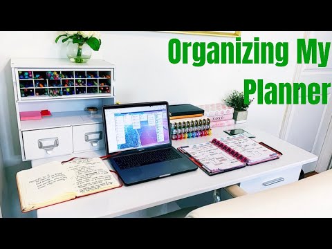 Organize My Planner With Me #plannerorganization #planwithme - YouTube