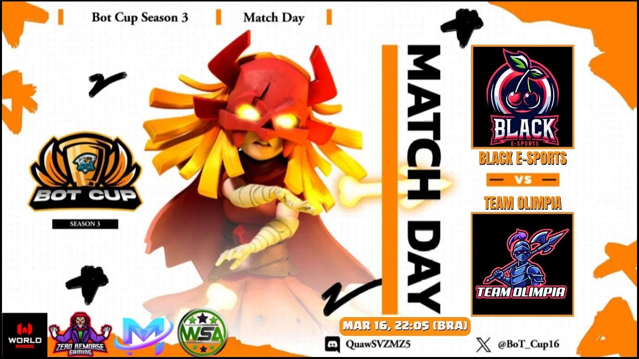 BLACK E-SPORTS 🆚 TEAM OLIMPIA - BOT CUP SEASON 3 - WEEK 1🏆 - YouTube