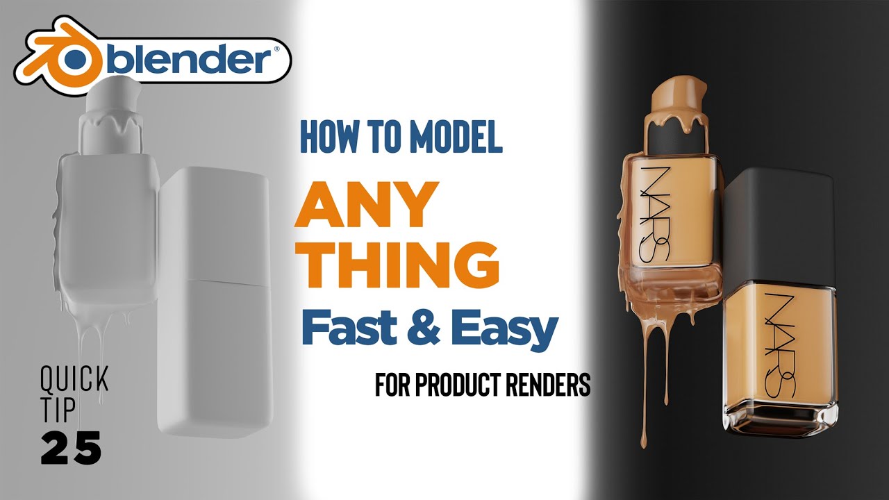 How to Model Any Objects in Blender (Quick Blender Tip 25 ) - YouTube