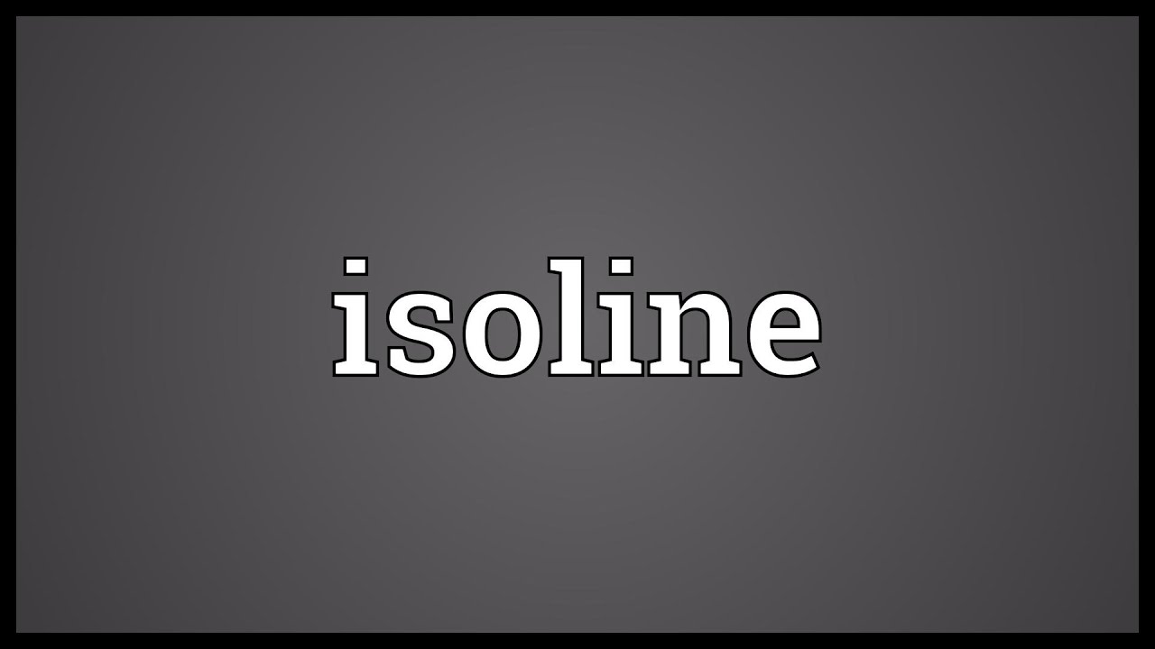 Isoline Meaning YouTube isoline-meaning-youtube
