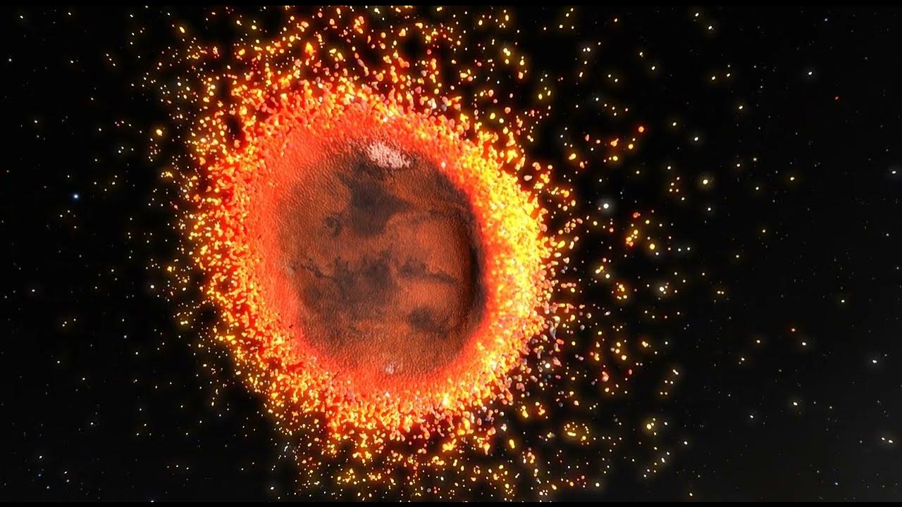 SpaceSim Simulation 1/2 million particles - YouTube