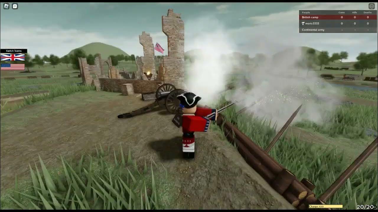 American Revolutionary War Roblox. My new game, link in the description ...