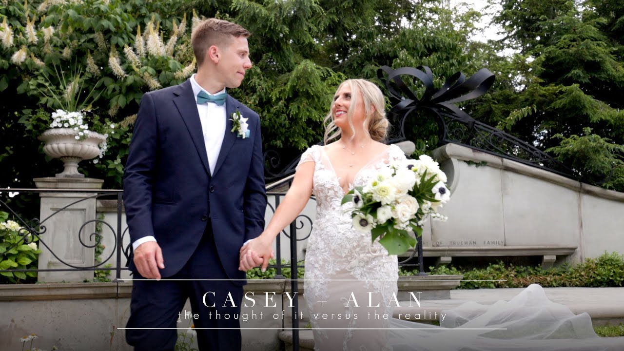Casey + Alan {an office style wedding ending} - YouTube