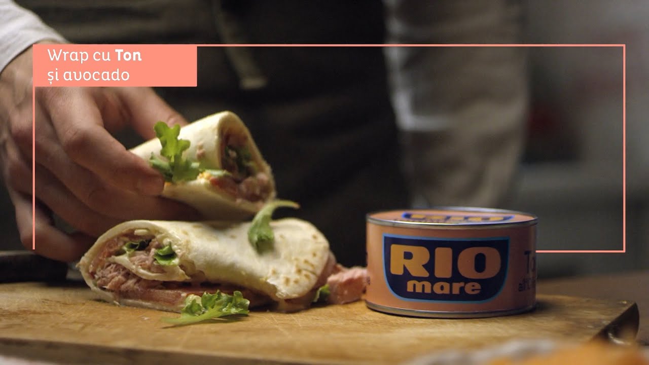 Reteta Wrap cu ton RIO Mare și avocado - YouTube