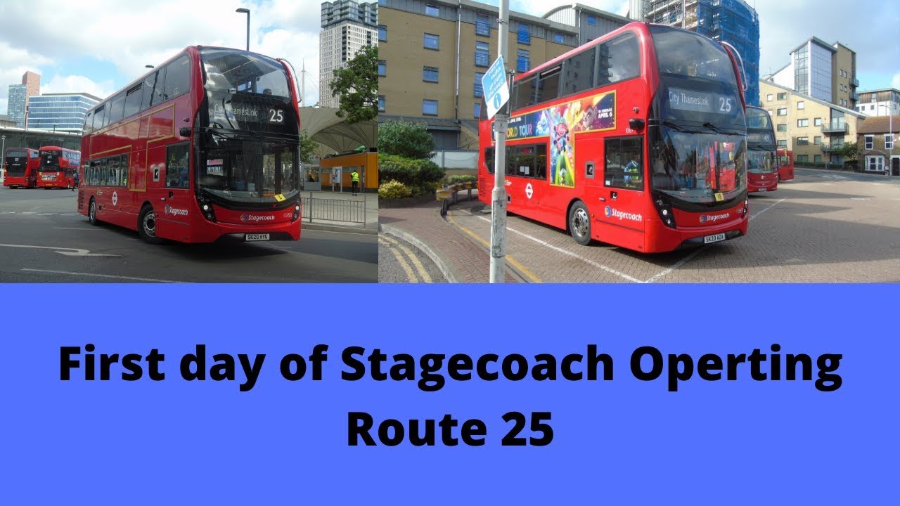 First Day of Stagecoach operating Route 25 | Picture Showcase and Video ...
