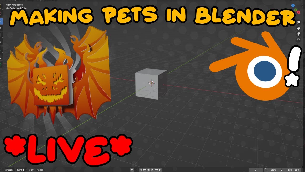 Modelling simulator pets in blender! [w/ Soulless] - YouTube