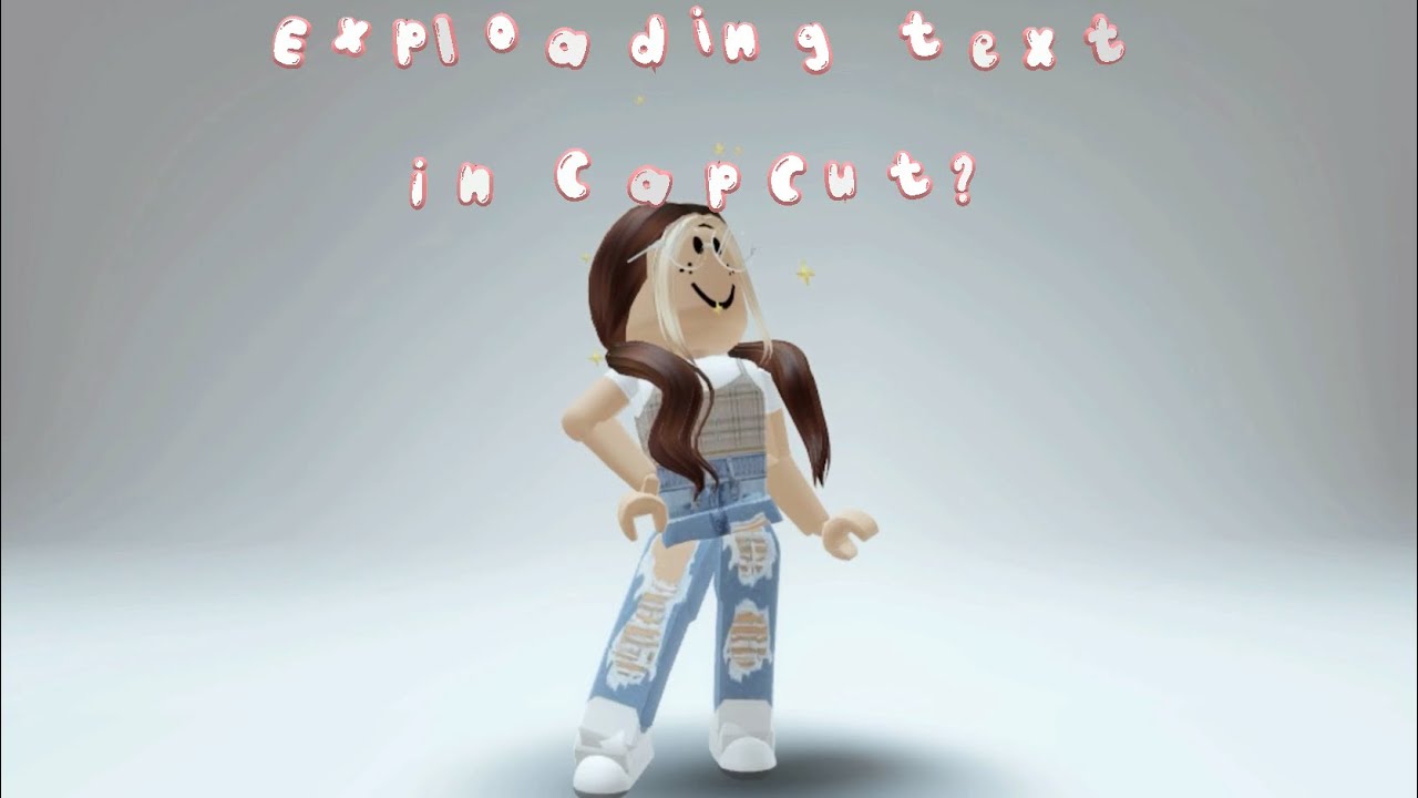 How to do EXPLODING TEXT in CapCut!? (ALL FREE) 💕 - YouTube