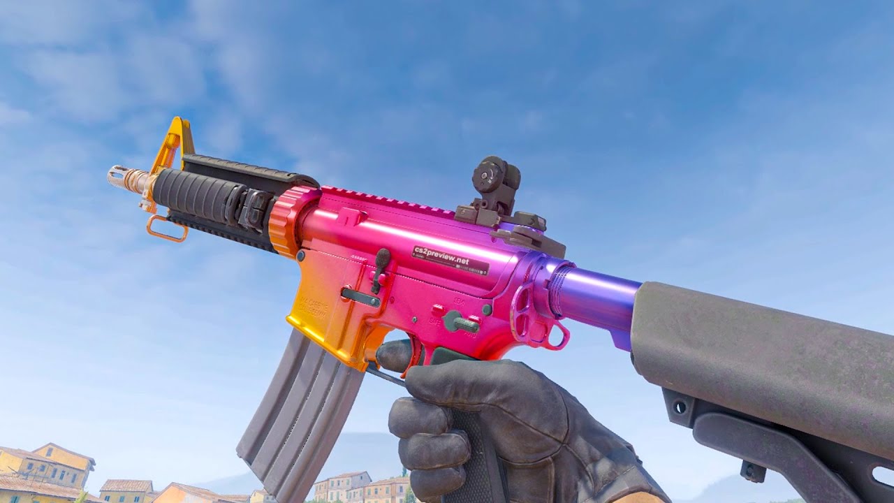 this Skin looks good in CS2🔥🔥- Inspecting M4A4 FADE in CS2 Ingame - YouTube