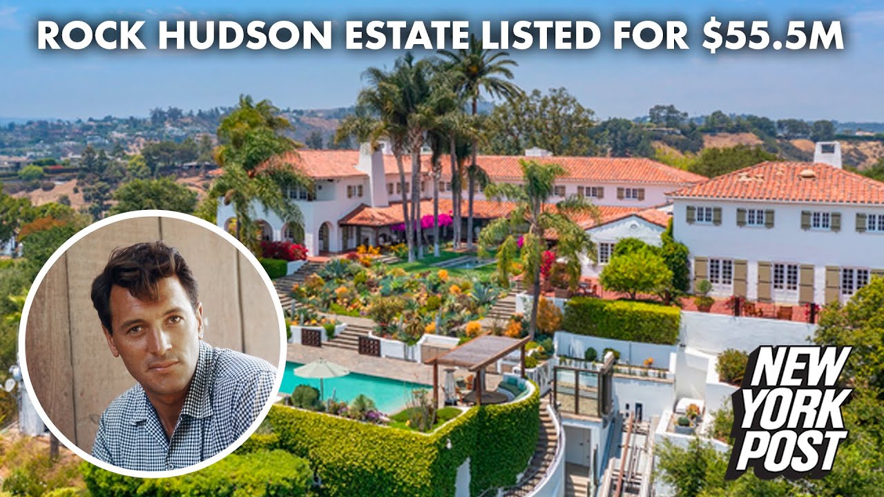 Rock Hudson estate listed for the first time in decades for $55.5M ...