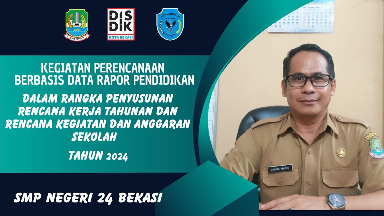 Perencanaan Berbasis Data Rapor Pendidikan di SMPN 24 Bekasi - YouTube