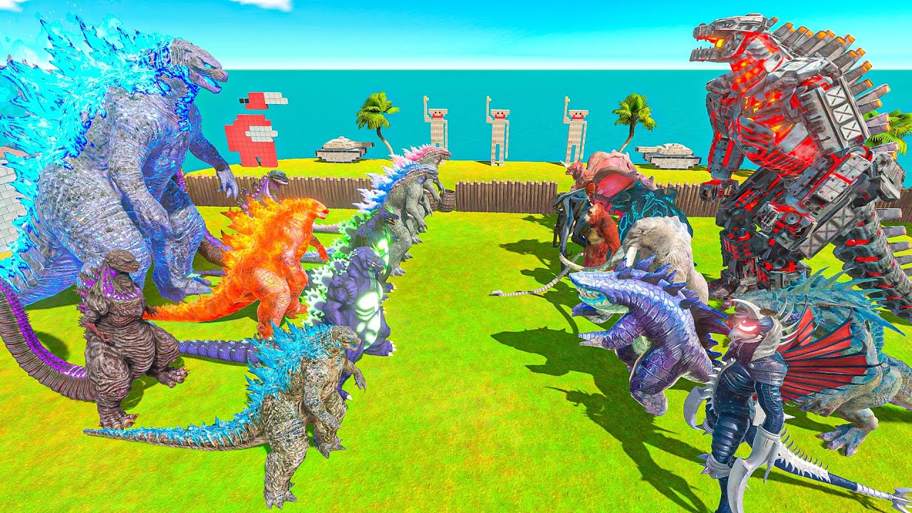 Ultimate Battle of Legends : Supercharged Godzilla vs Mechagodzilla ...