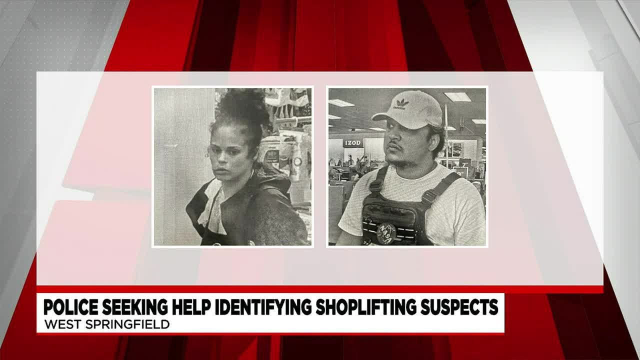 West Springfield Police search for two larceny suspects - YouTube