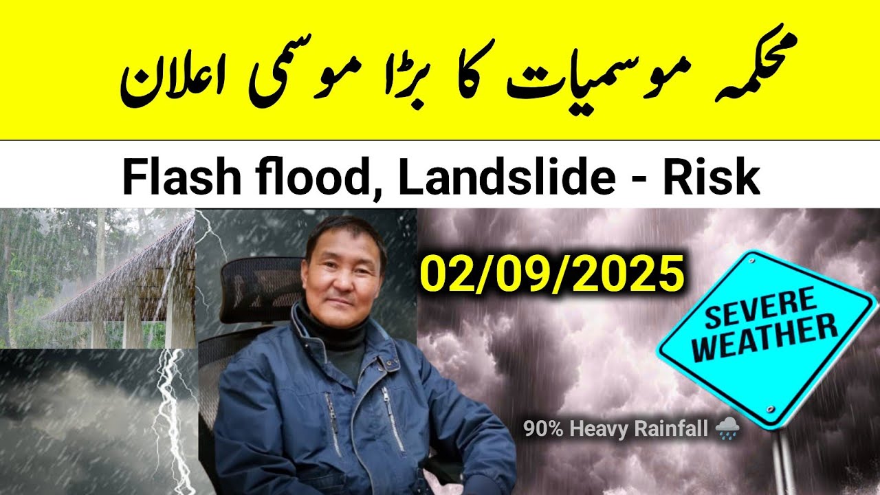 2 September 2025 Jammu, Kashmir & Ladakh Weather Alert: 90% Heavy ...