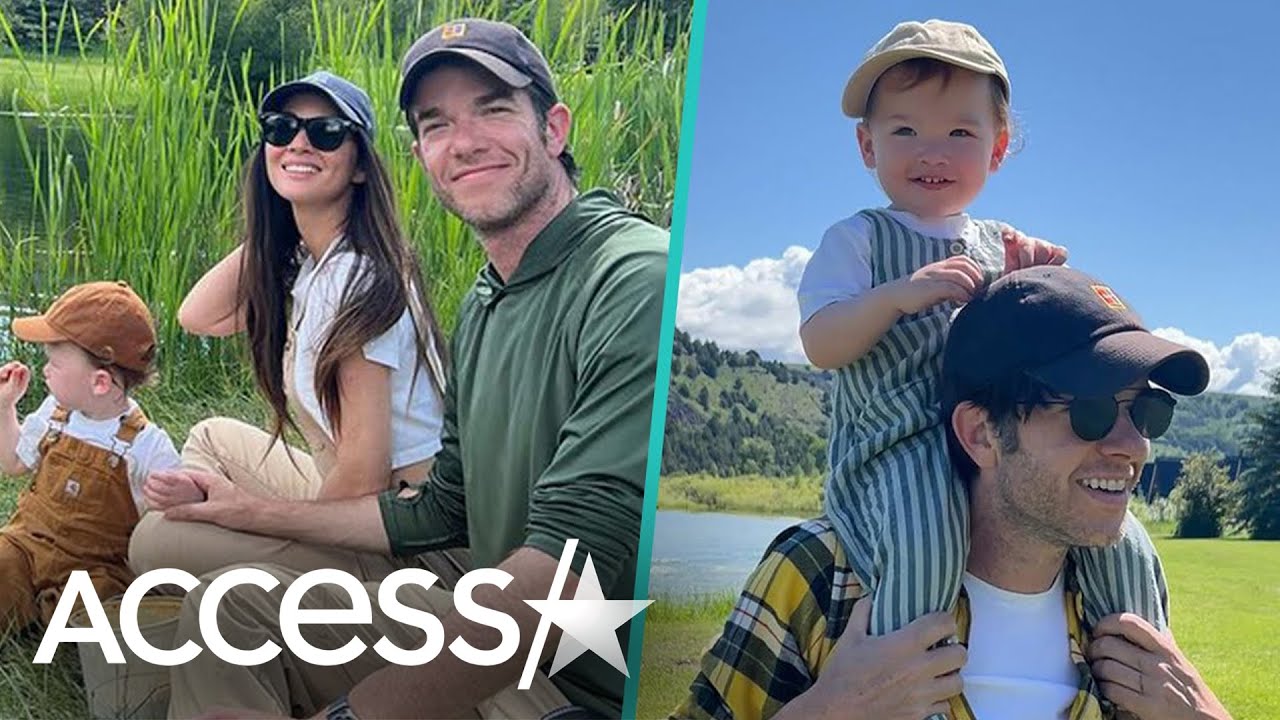 Olivia Munn & John Mulaney Cuddle Son Malcolm On Family Vacation - YouTube