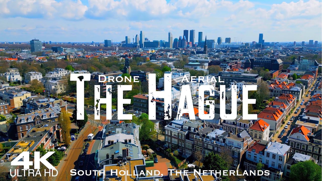 THE HAGUE 🇳🇱 Den Haag Drone Aerial 4K | Scheveningen Zuid Holland ...