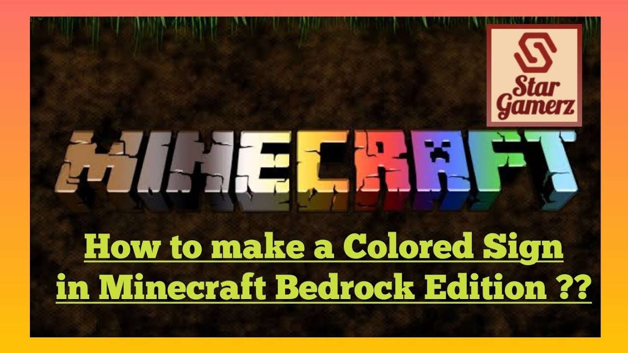 How To Make A Colored Sign In Minecraft Bedrock Edition For Basic how-to-make-a-colored-sign-in-minecraft-bedrock-edition-for-basic