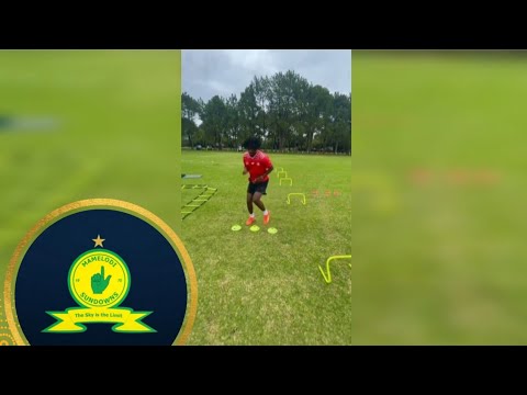 Watch video of Sundowns' left back Terrence Mashego training alone ...