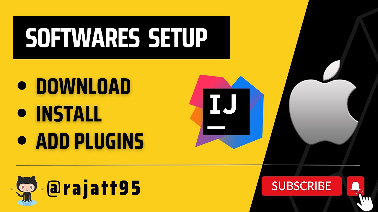 Softwares Setup | OS | MAC | IntelliJ IDE - YouTube
