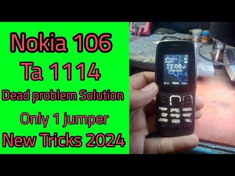 Nokia 106 Ta 1114 dead problem Solution - YouTube