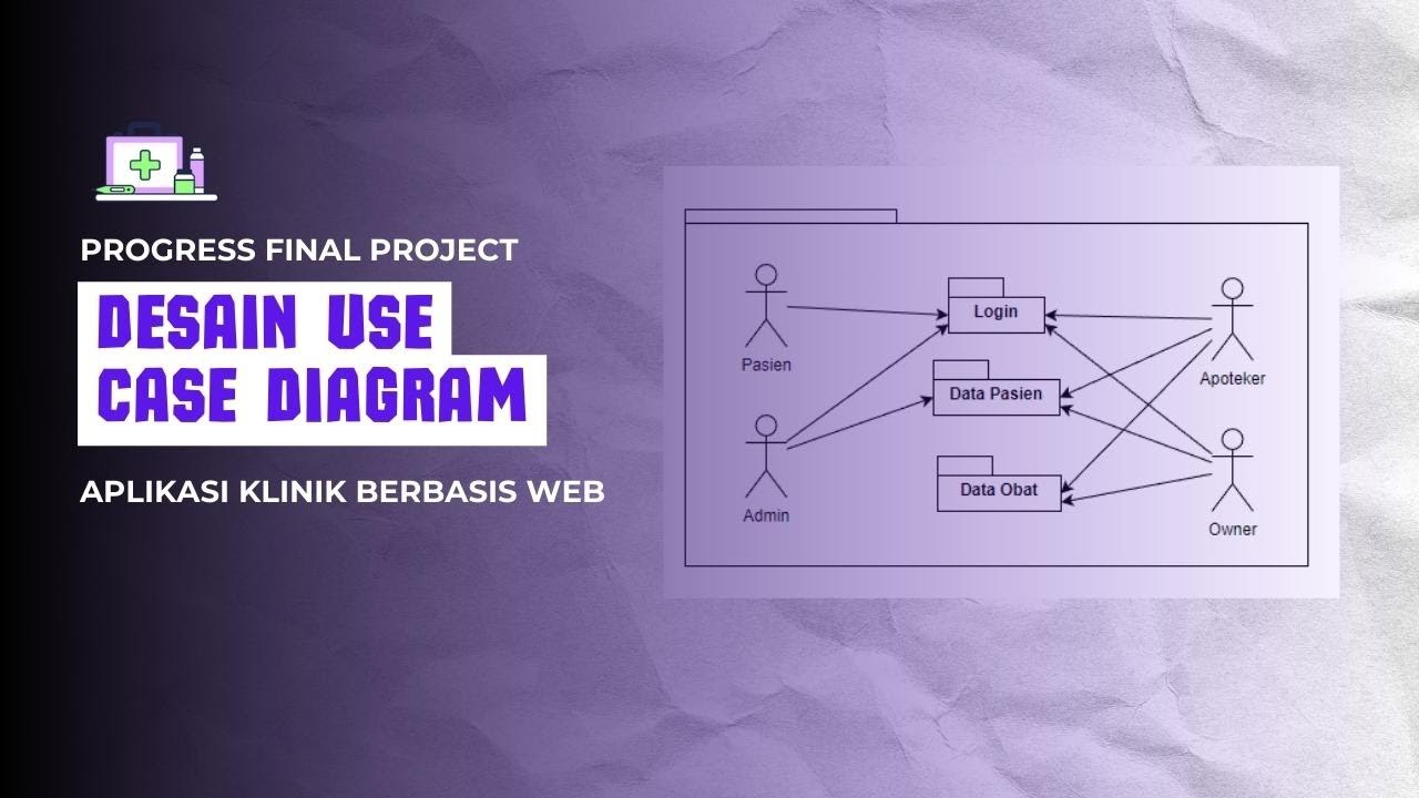Desain Use Case Diagram untuk aplikasi klinik | PROGRESS FINAL PROJECT ...