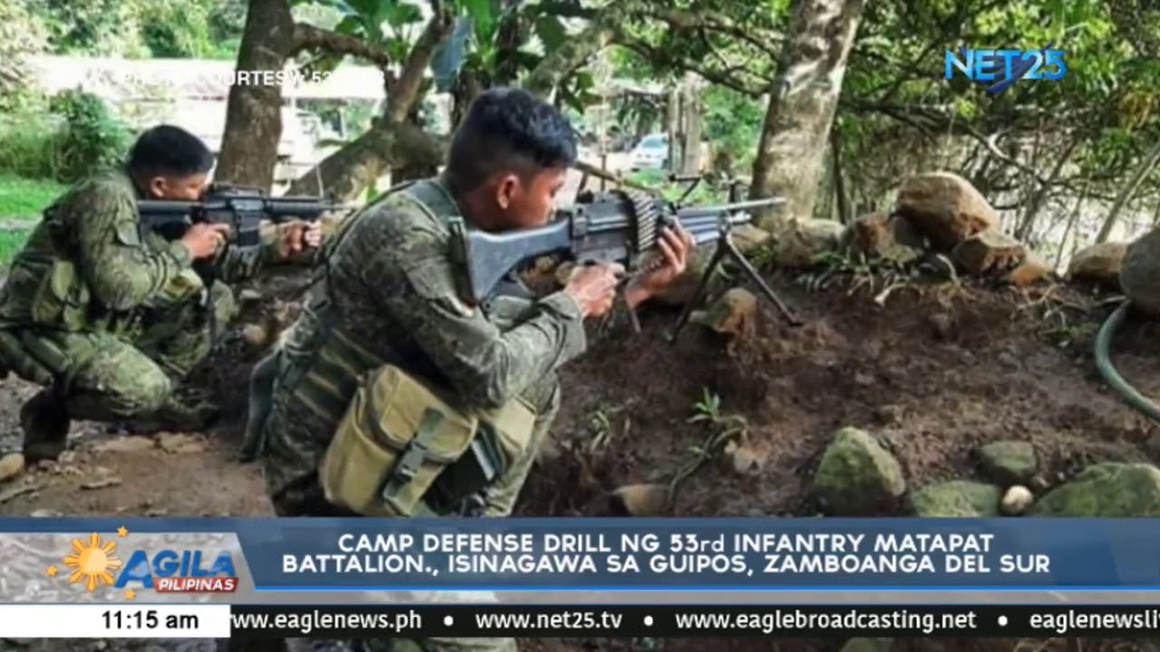 Camp defense drill ng 53rd Infantry Matapat Battalion, isinagawa sa ...