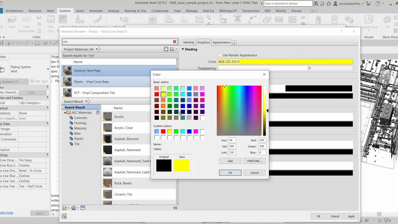 How To Change Pipe Color In Revit YouTube How To Change Pipe Color In Revit YouTube
