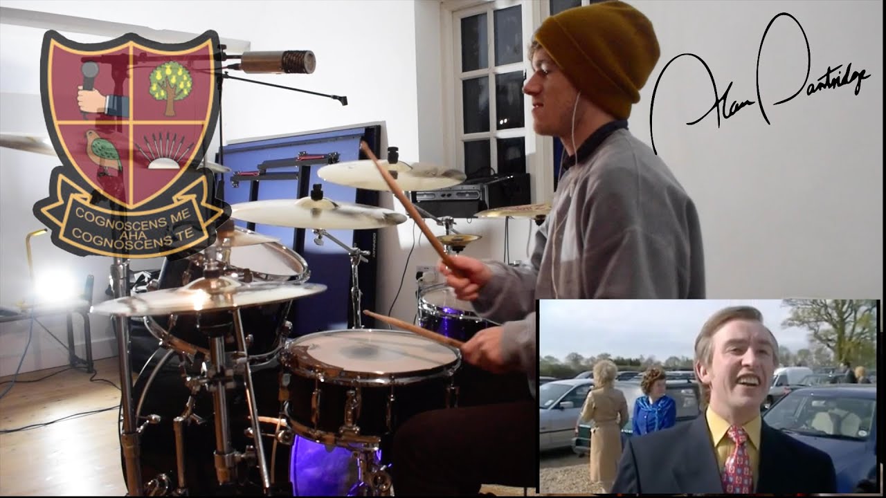 I'm Alan Partridge - "DAN!" Scene With Drums - YouTube