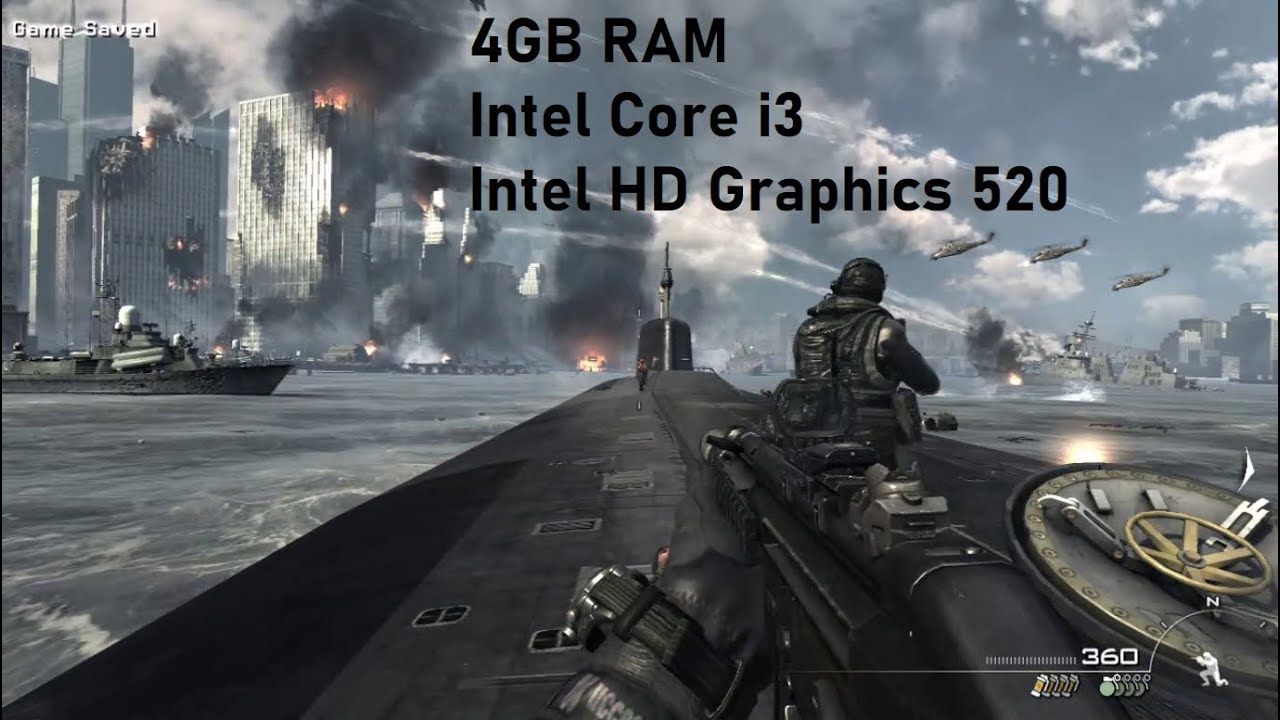 Call of Duty: Modern Warfare 3 on intel i3 and 520 with 4GB RAM ( Low ...