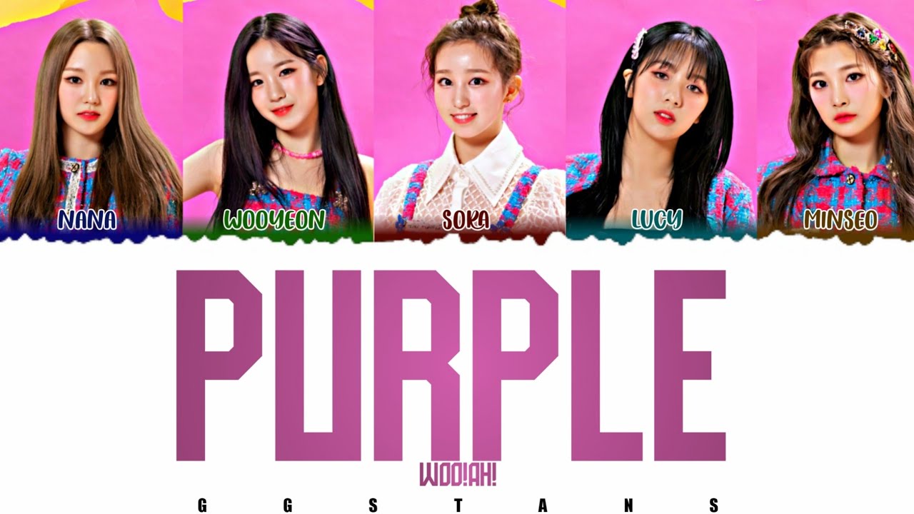 WOO!AH! (우아) 'Purple' ColorCoded Han/Rom/Eng Lyrics | GG Stans - YouTube