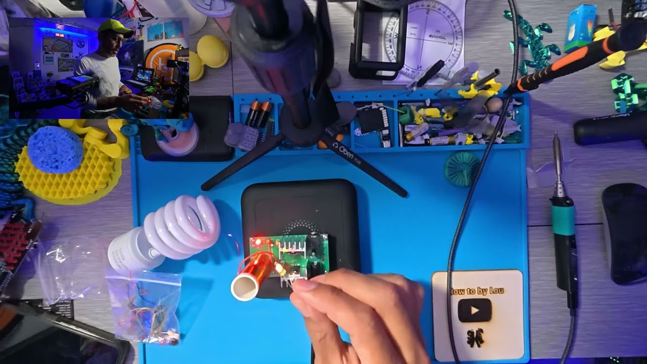 short circuit, what happened to the led glasses? - YouTube
