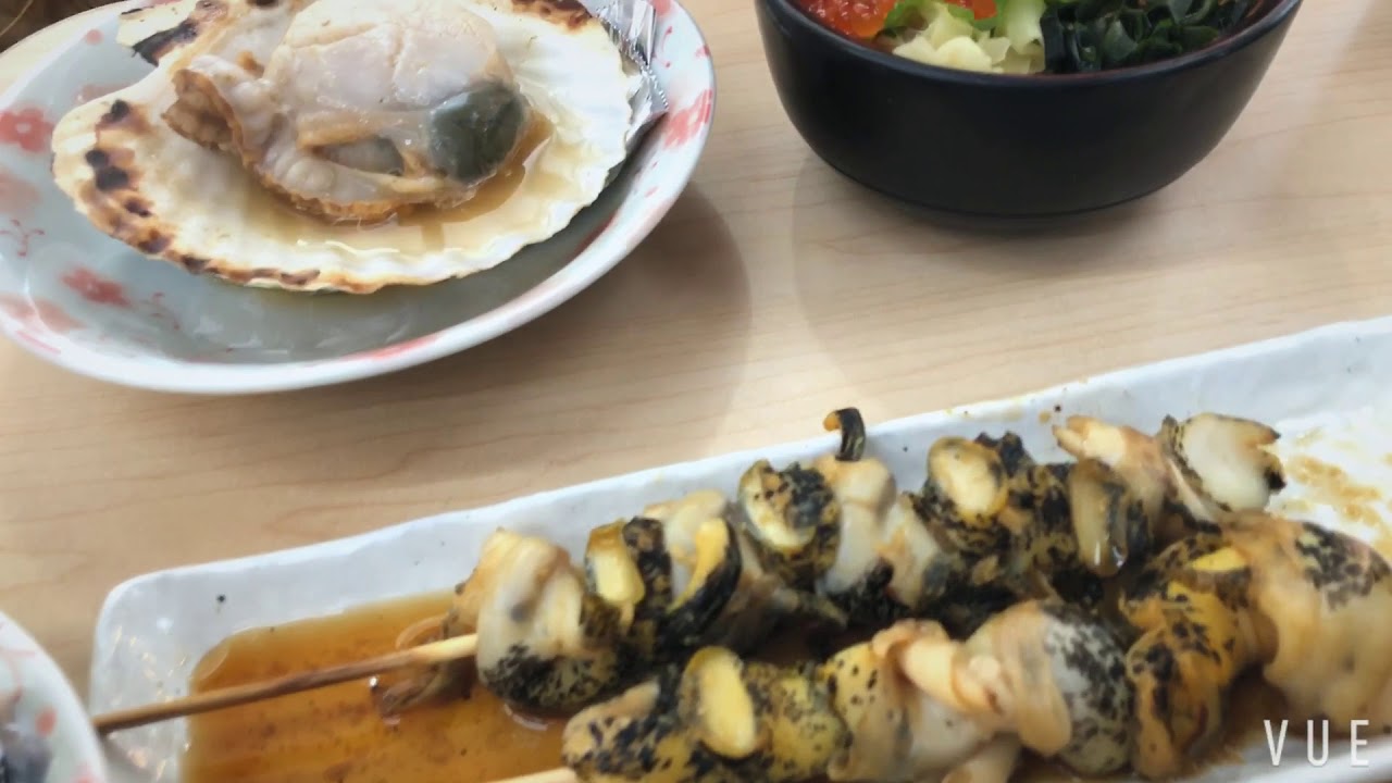 Lunch at Otaru (Hokkaido) - seafood with rice - YouTube