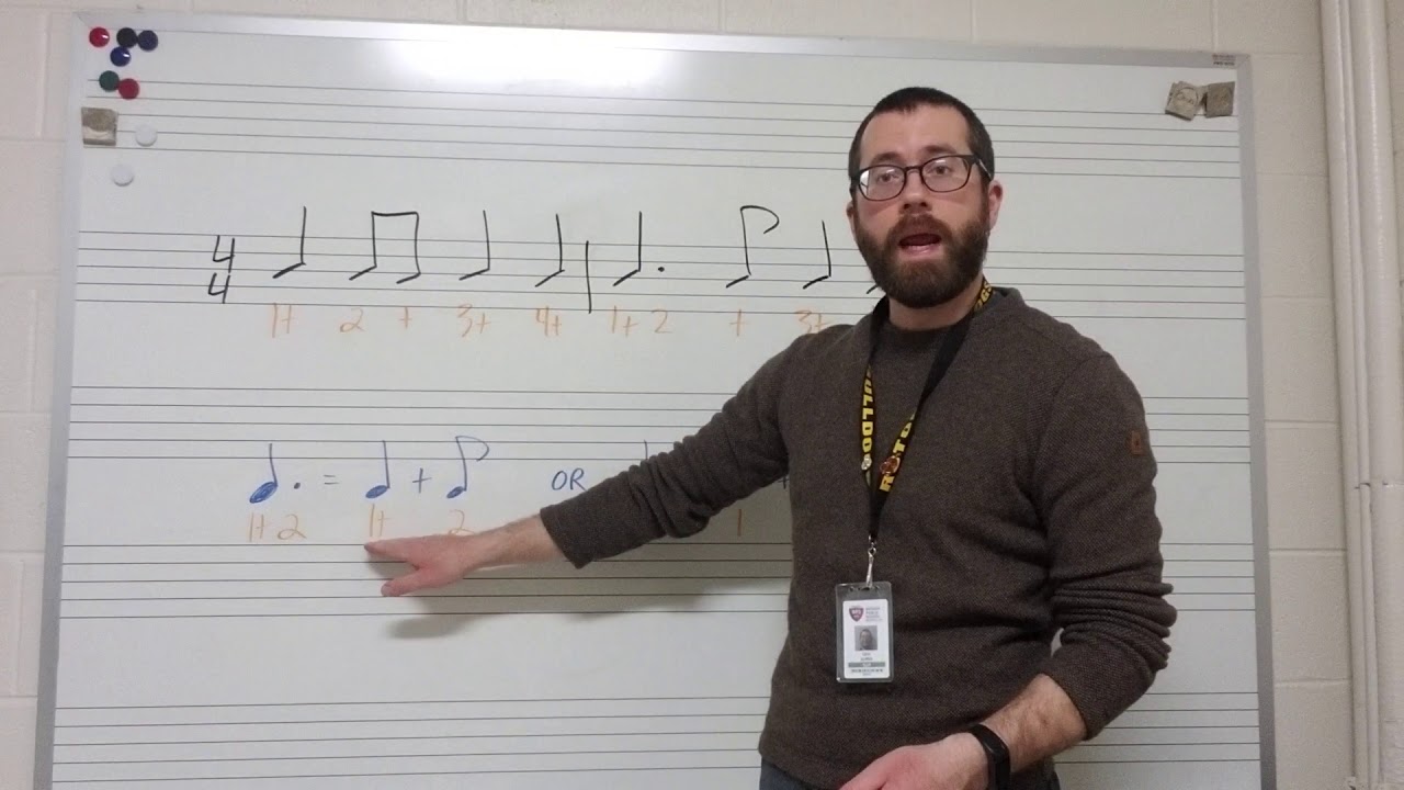 Counting dotted quarter notes - YouTube