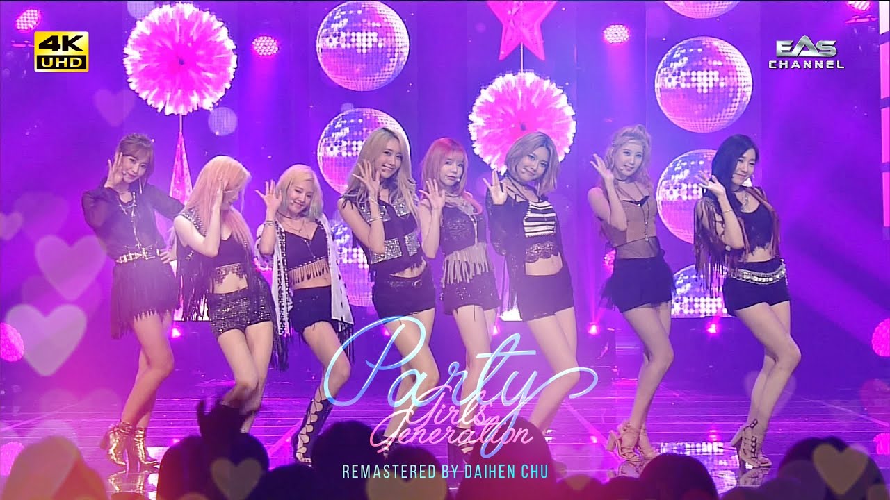 [Remastered 4K • 60fps] PARTY - Girl's Generation - SNSD • SBS Inkigayo ...