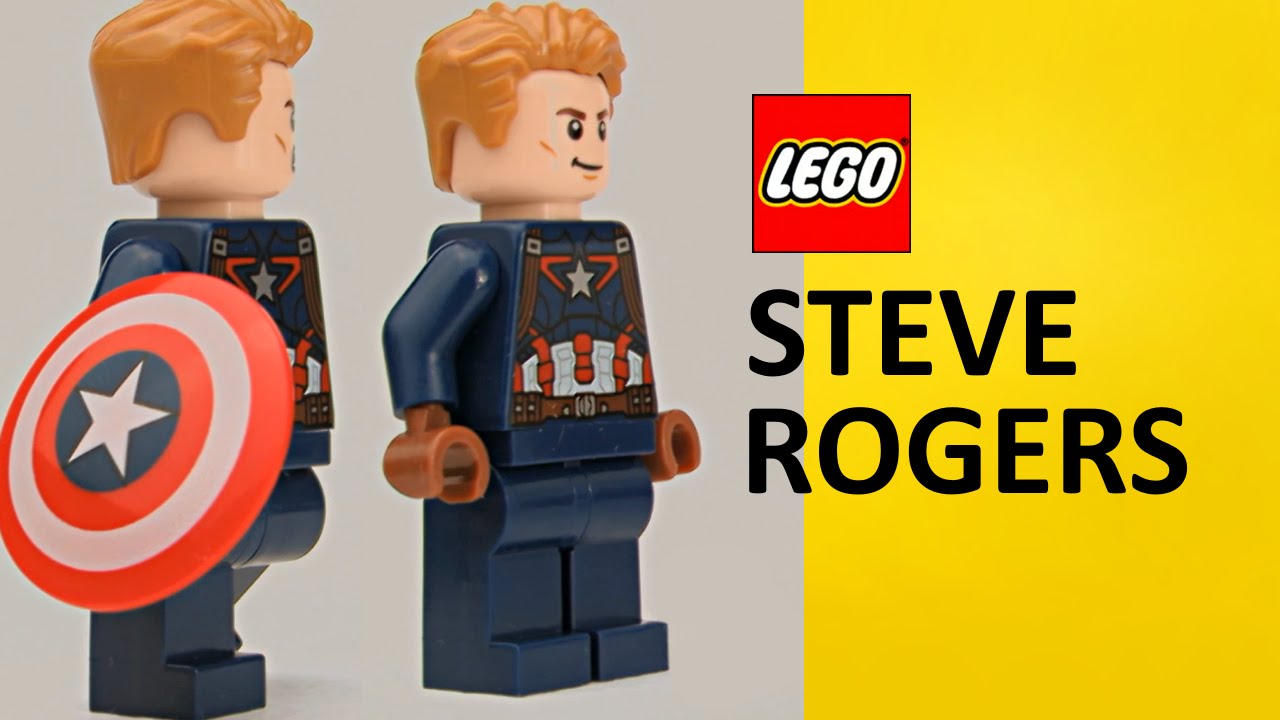 Steve Rogers (minifigura del set LEGO 76047) Marvel Super Heroes - YouTube