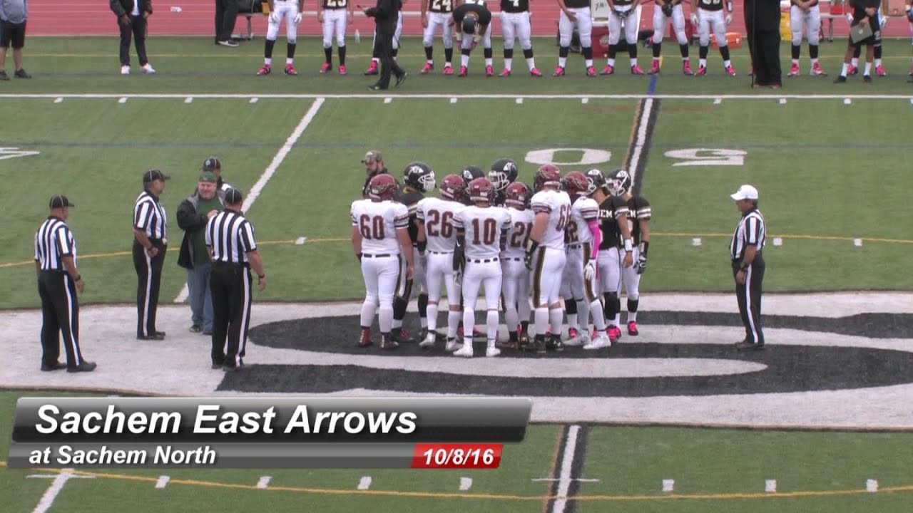 Sachem East Varsity Football at Sachem North - 10/8/2016 - YouTube