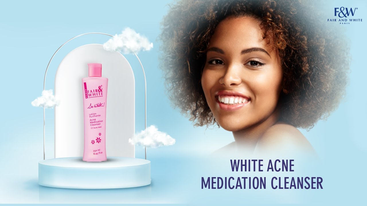 Fair & White So White Acne Medication Cleanser Lotion - YouTube