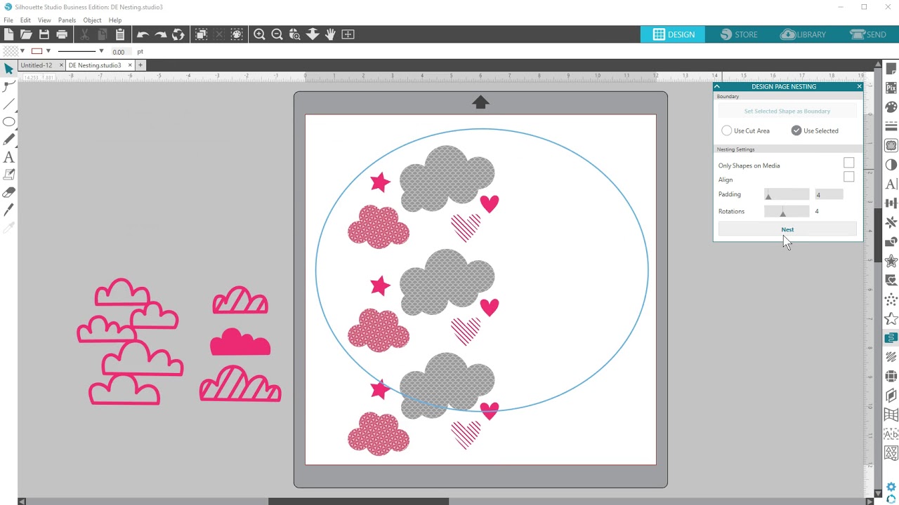 Nesting (Designer Edition feature) - YouTube