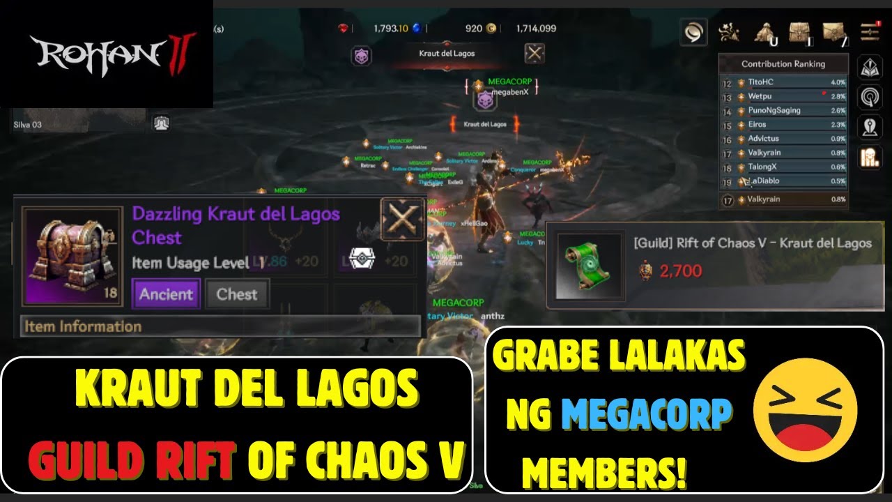 LAST BOSS GUILD RIFT IN MEGACORP GUILD || ROHAN 2 GAMEPLAY PURE F2P ...