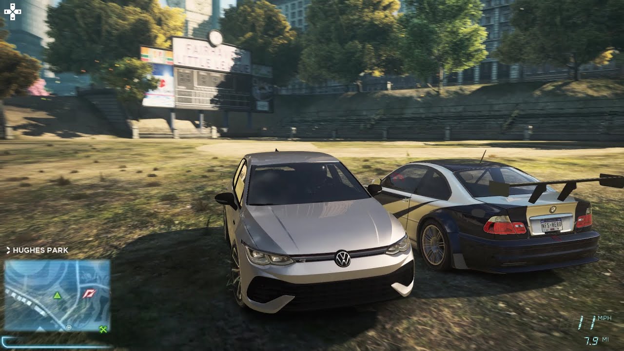 NFS Most Wanted 2012 - Volkswagen Golf MK8 Mod (No Car Replace !) - YouTube